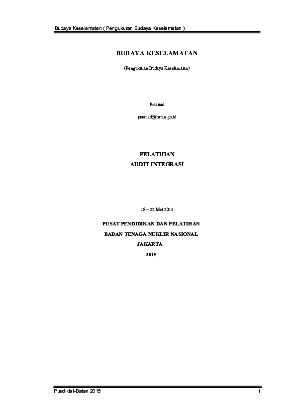 (DOC) Modul Diklat _Audit K3 Integrasi _ aca.edu.doc