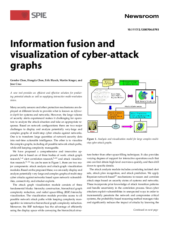 (PDF) Information fusion and visualization of cyber-attack graphs