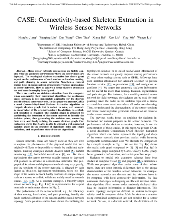 (PDF) Connectivity-Based Skeleton Extraction in Wireless Sensor ...