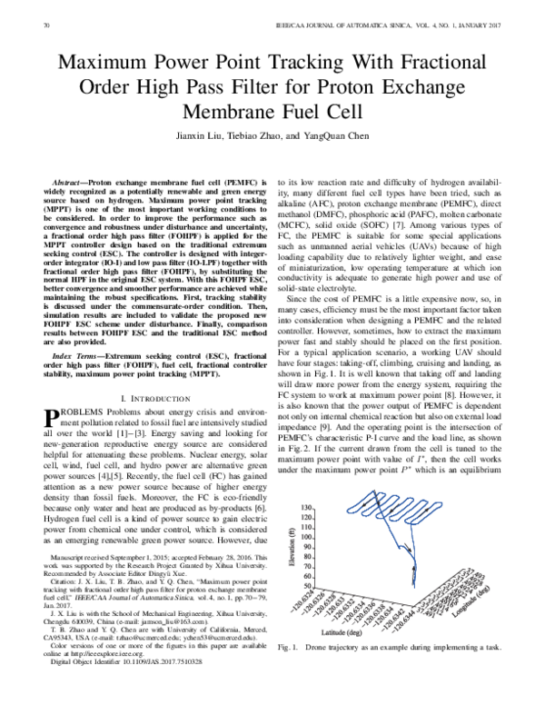 (PDF) Maximum Power Point Tracking With Fractional Order High Pass ...