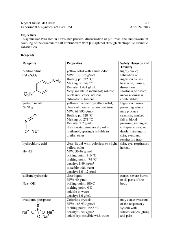 (PDF) 8PreLab Synthesis of Para Red.pdf