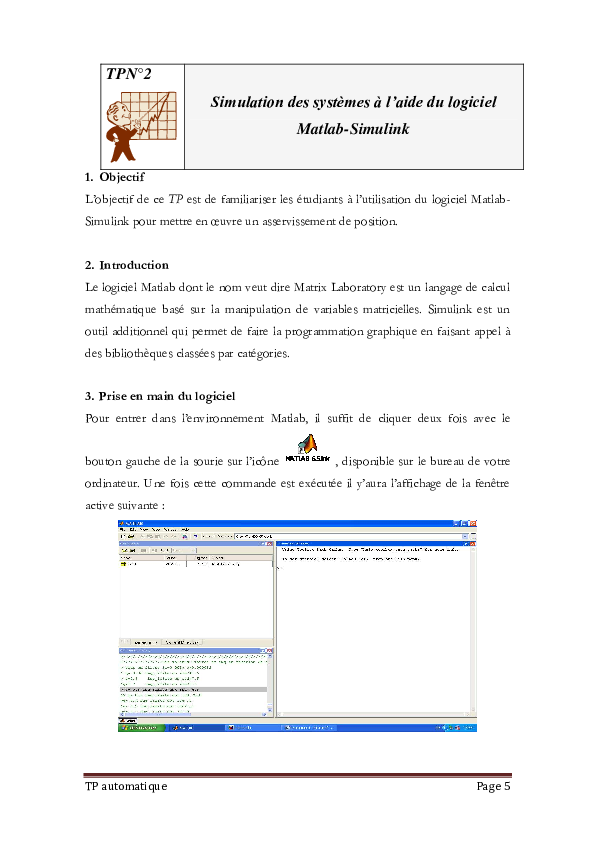 (PDF) Tp2 simulation systemes logiciel matlab simulink