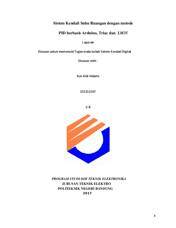 (PDF) Sistem Kendali Suhu Ruangan dengan metode PID berbasis Arduino ...