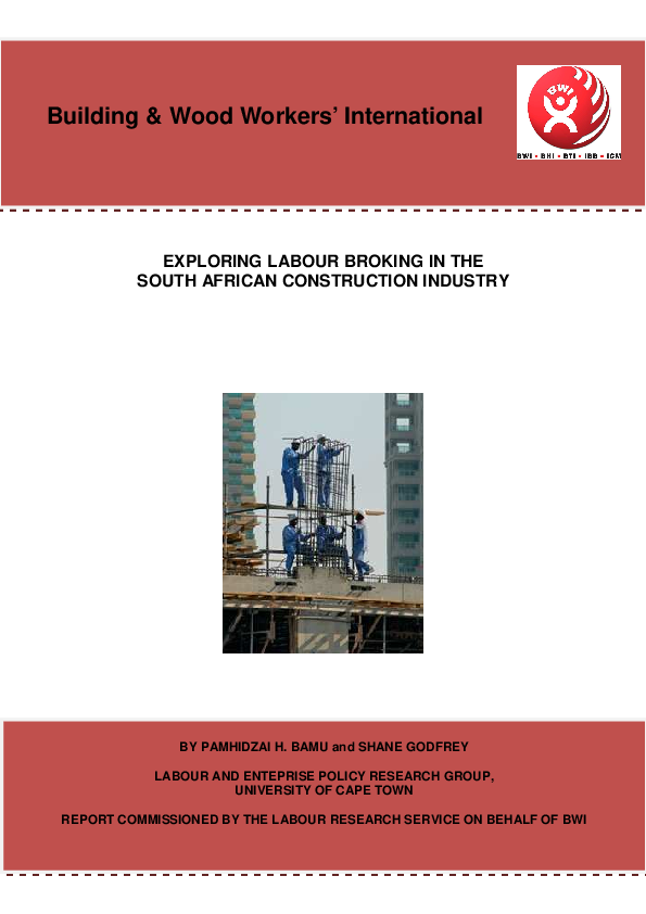 (PDF) BWI Labour Broking Booklet