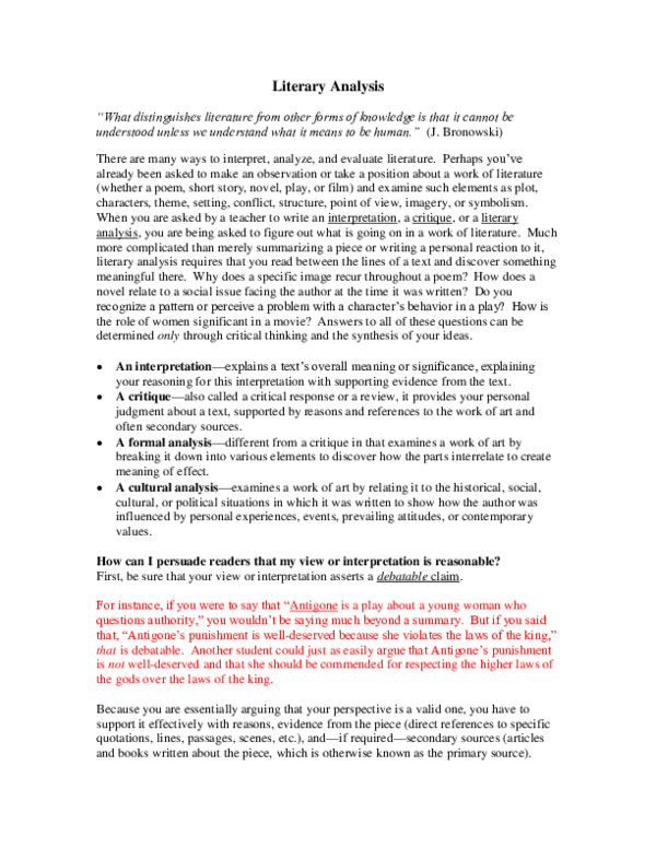 (PDF) Response to Literature