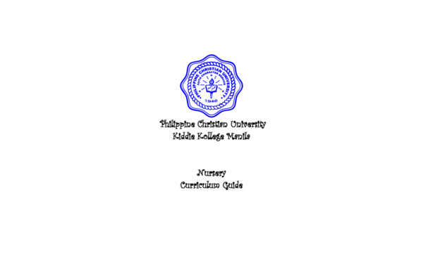 (DOC) Nursery Curriculum Guide