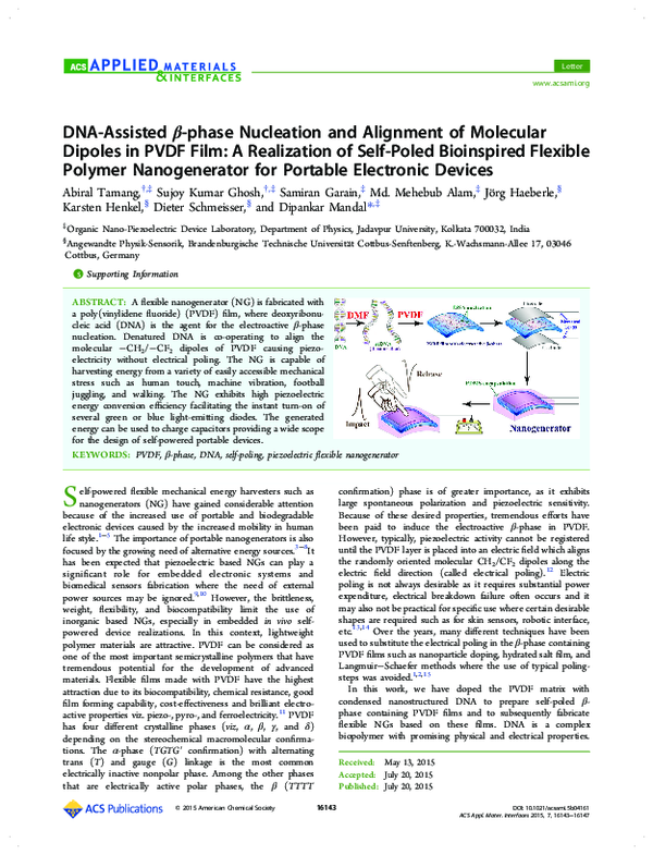(PDF) DNA-Assisted β‑phase Nucleation and Alignment of Molecular ...