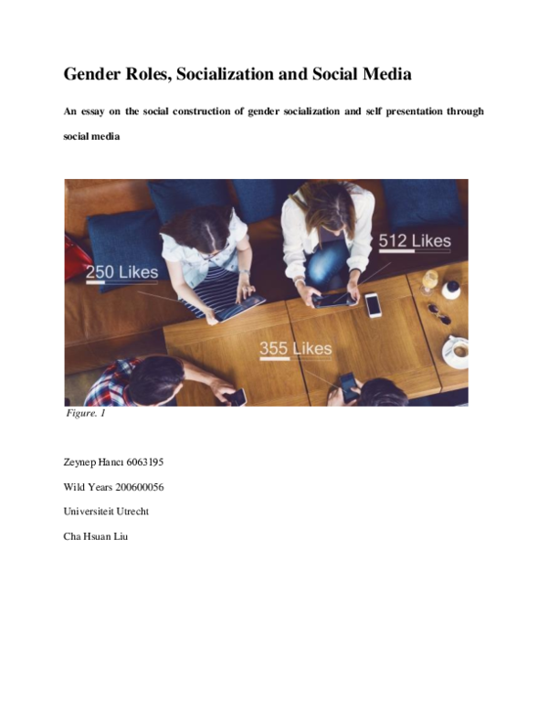 (DOC) Teens, Gender Roles, Socialization and Social Media