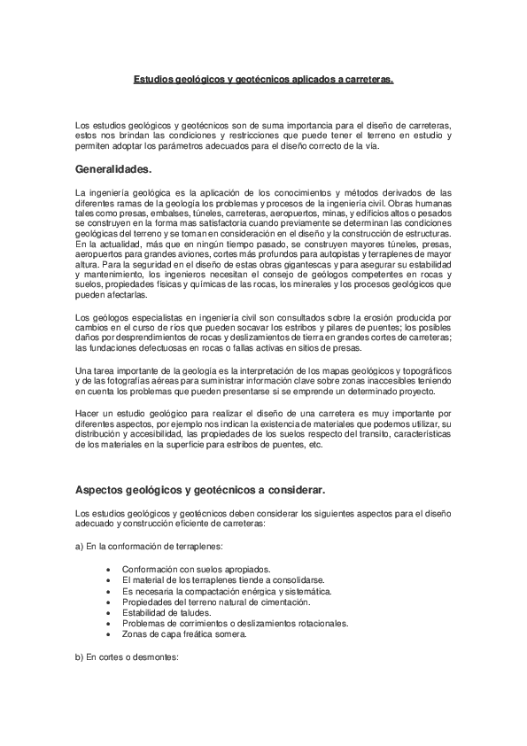 (DOC) Estudios geologicos y geotecnicos aplicados a carreteras