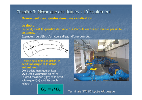 exemple de fluide