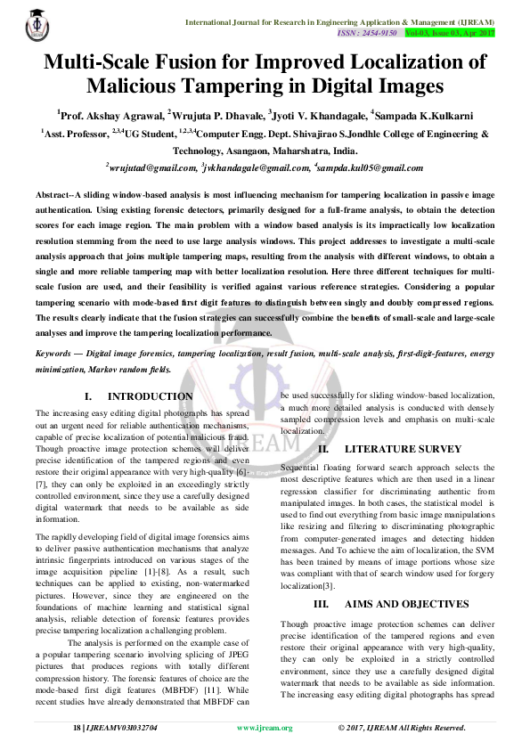 (PDF) Multi-Scale Fusion for Improved Localization of Malicious ...