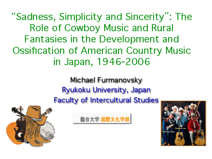 (PDF) American Country Music in Japan: Lost Piece in the Popular Music ...
