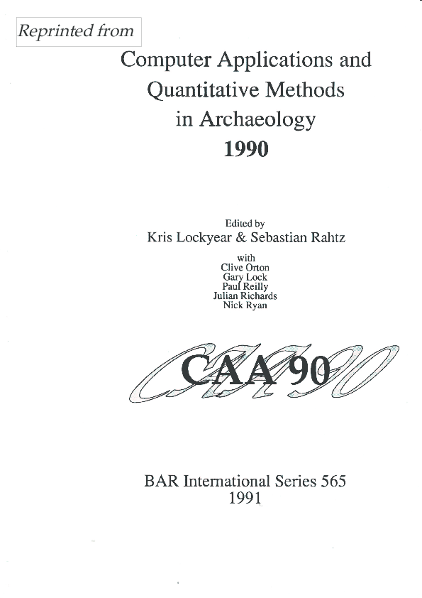 (PDF) Lockyear, Kris (1991) 'Simulating coin hoard formation', in Kris ...