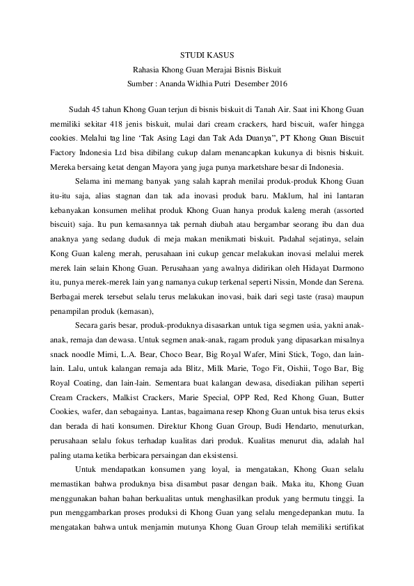 (DOC) STUDI KASUS