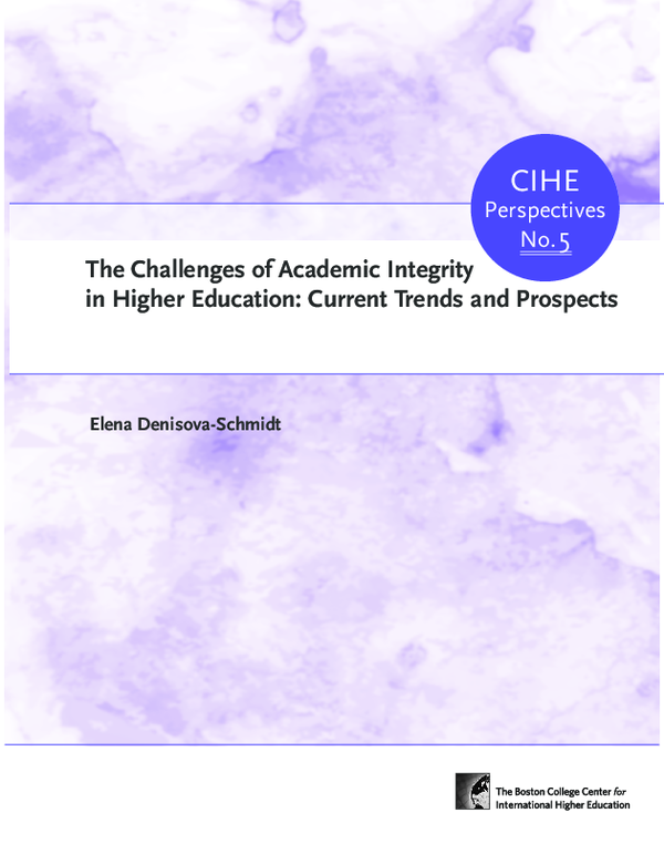 PDF The Challenges Of Academic Integrity In Higher Education Current Trends And Prospects pdf-the-challenges-of-academic-integrity-in-higher-education-current-trends-and-prospects