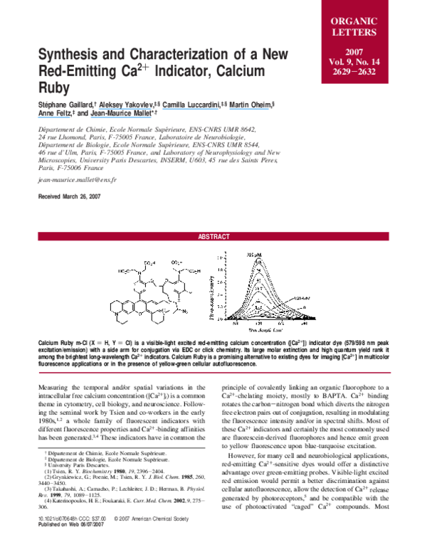 (PDF) Synthesis and Characterization of a New Red-Emitting Ca 2 ...