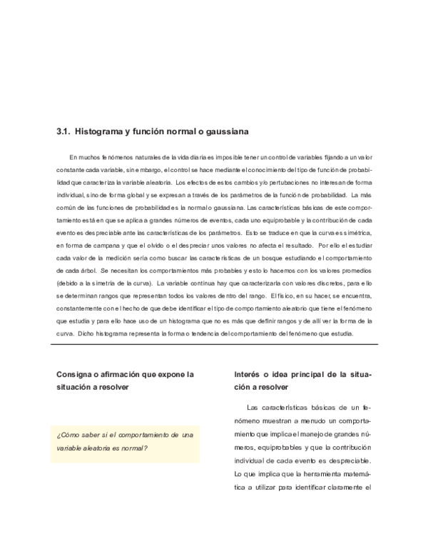 (PDF) 3.1. Histograma y función normal o gaussiana