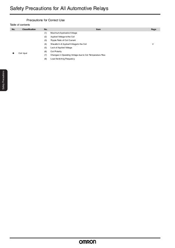 (PDF) Safety Precautions