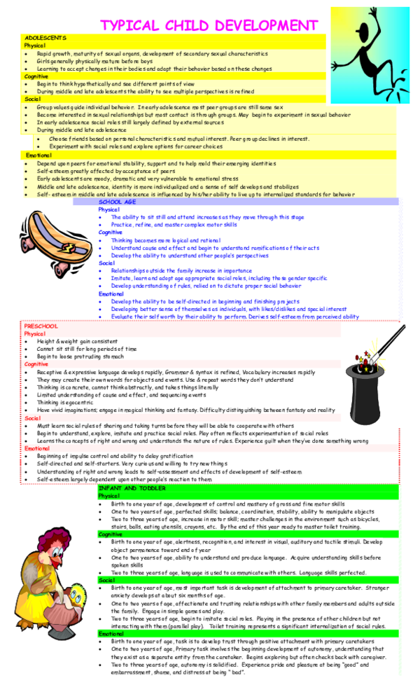 (PDF) TYPICAL CHILD DEVELOPMENT