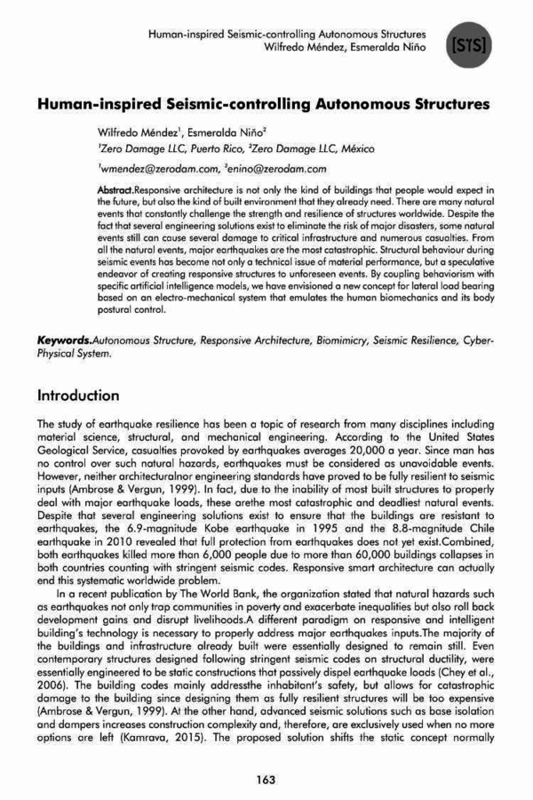 (PDF) Human-inspired Seismic-controlling Autonomous Structure
