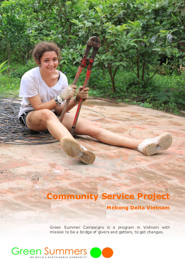 (DOC) Community Service Project