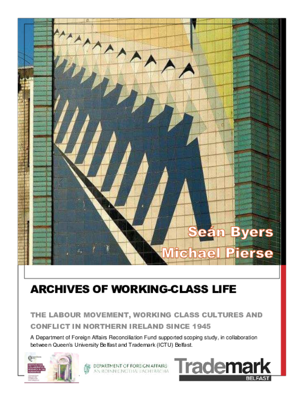 (PDF) A Scoping Study of Archives of Northern Working-Class Life