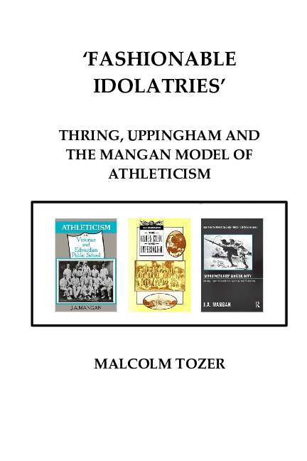 (PDF) ‘Fashionable Idolatries’: Thring, Uppingham and the Mangan Model ...