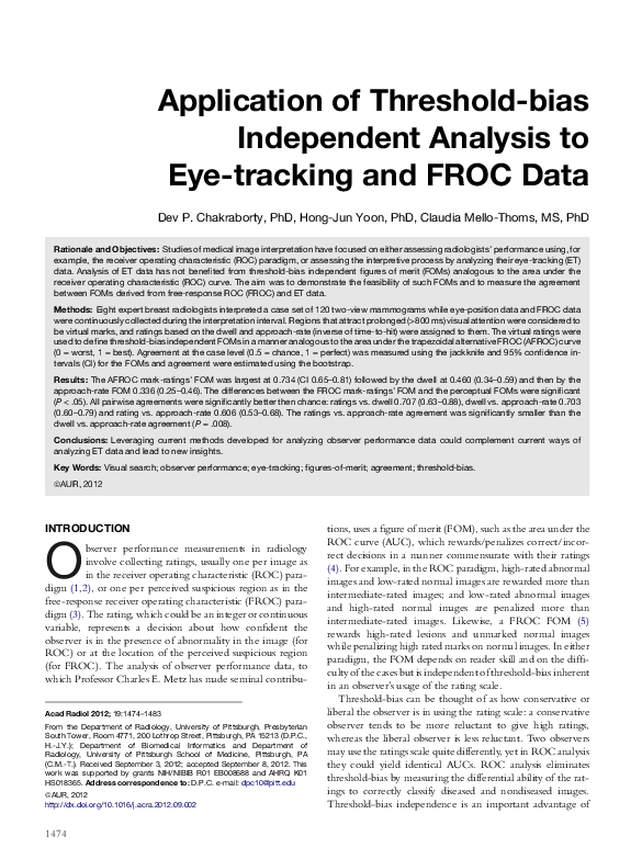 (PDF) Application of Threshold-bias Independent Analysis to Eye ...