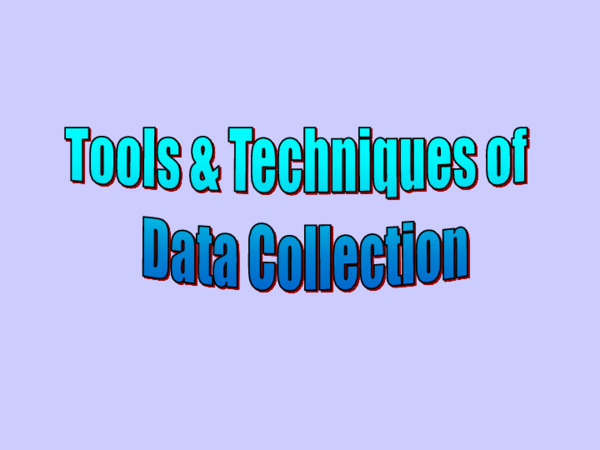 (PDF) Data Collection Methods ppt