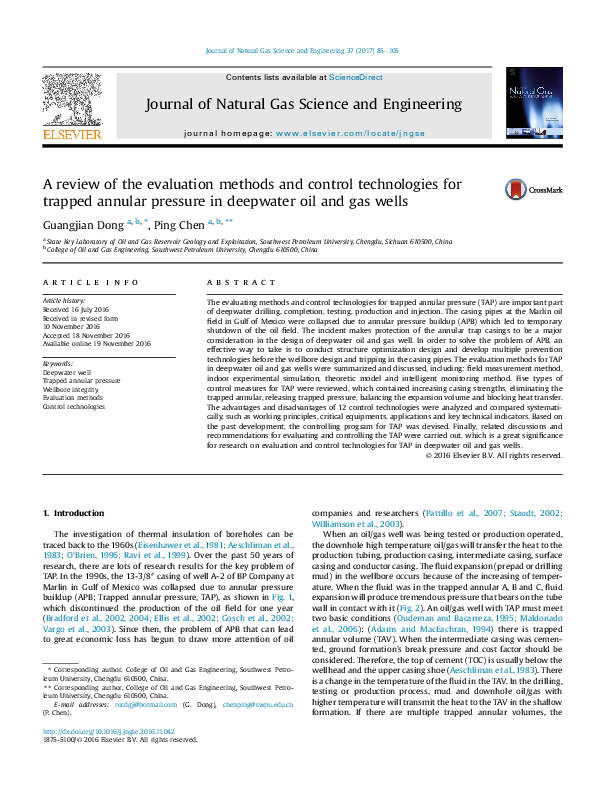 (PDF) A review of the evaluation methods and control technologies for ...