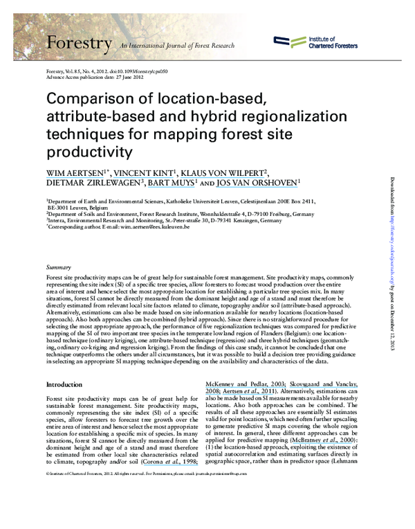 Pdf Comparison Of Location Based Attribute Based And Hybrid