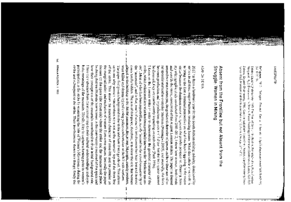 (PDF) 2013 Absent from the frontline but not absent from the struggle ...