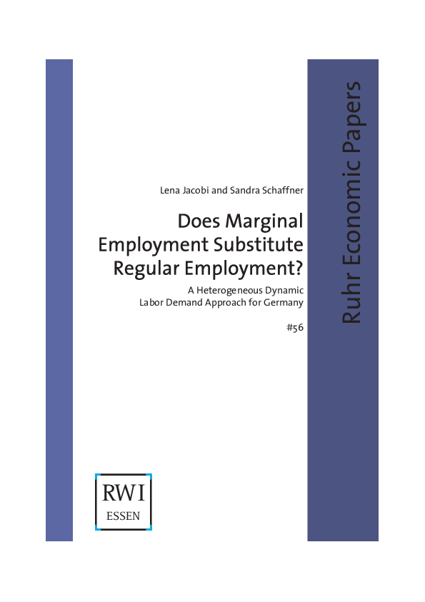 (PDF) Does Marginal Employment Substitute Regular Employment? - A ...
