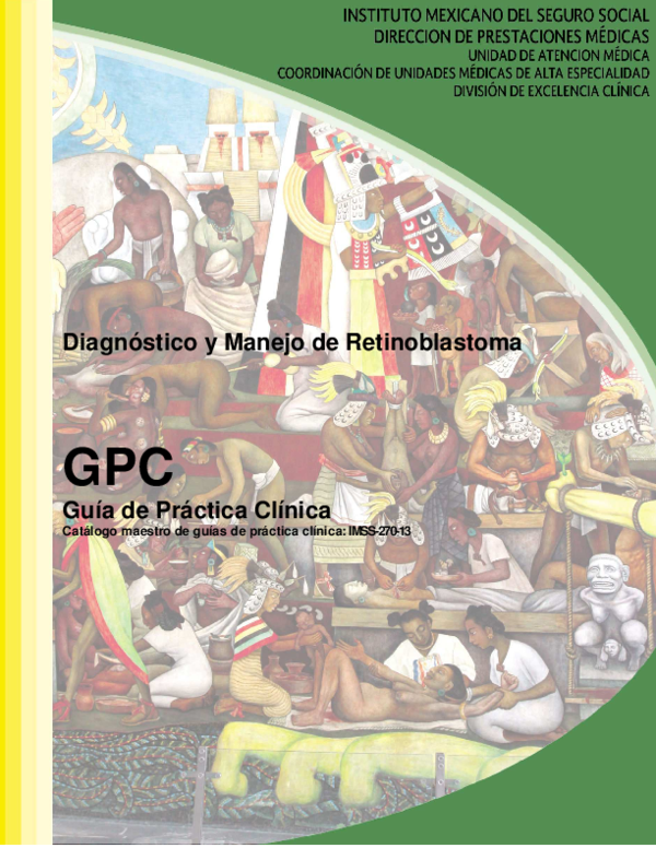 (PDF) Diagnóstico y Manejo de Retinoblastoma GPC Guía de Práctica Clínica Catálogo maestro de ...