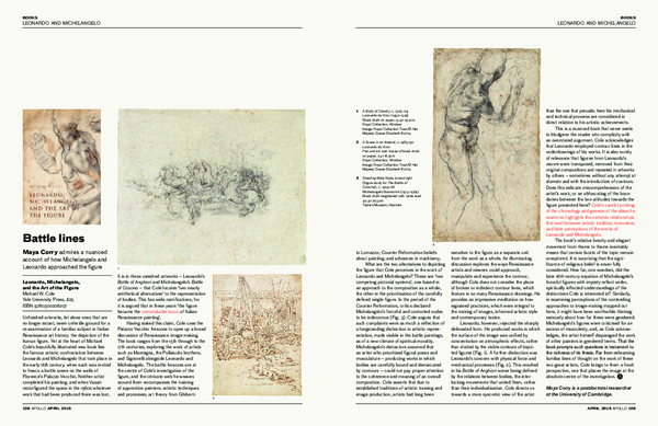 (PDF) Review, Leonardo, Michelangelo, and the Art of the Figure by ...