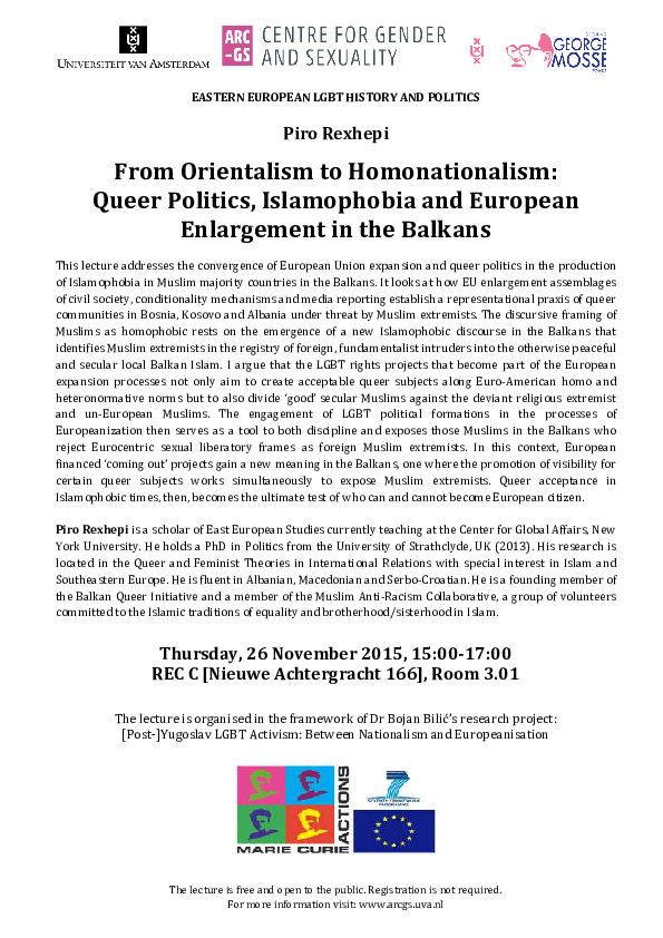 (PDF) Piro Rexhepi @ UvA | Bojan Bilić - Academia.edu