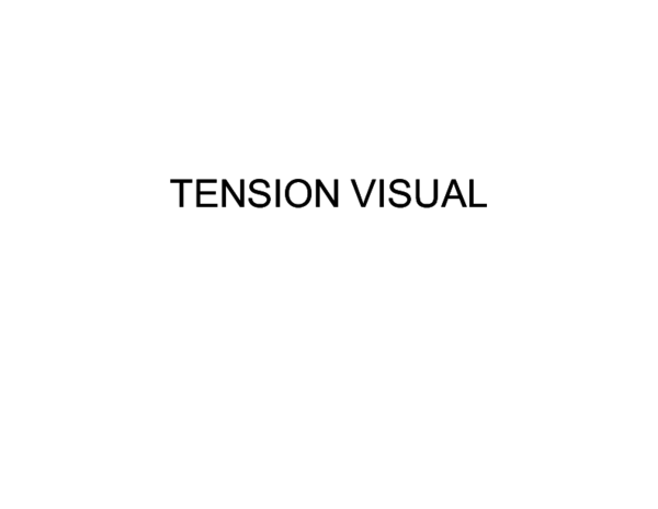 (PDF) TENSION VISUAL