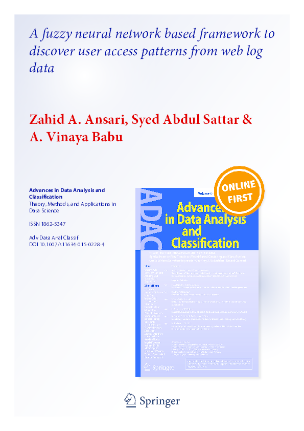 Pdf A Fuzzy Neural Network Based Framework To Discover User Access Patterns From Web Log Data