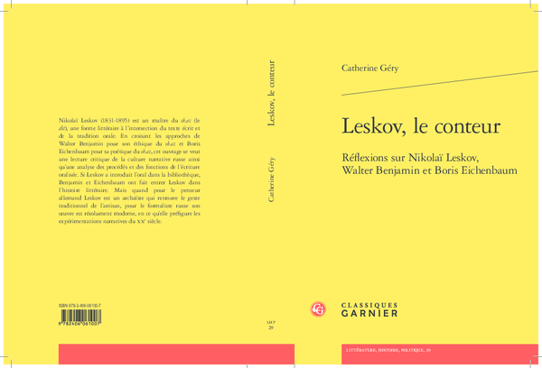 (PDF) Leskov, le Conteur. Réflexions sur Nikolaï Leskov, Walter ...