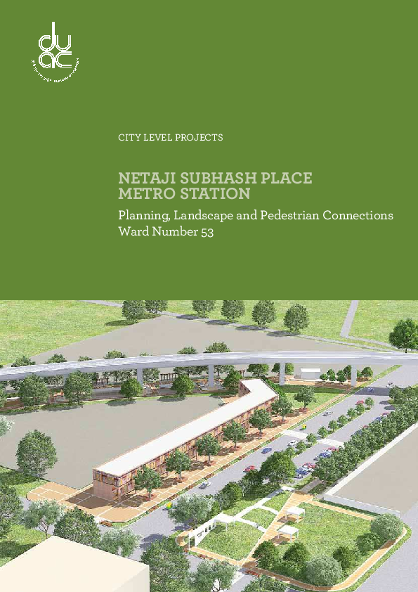 (PDF) Netaji SubhaSh Place Metro StatioN Planning, Landscape and ...