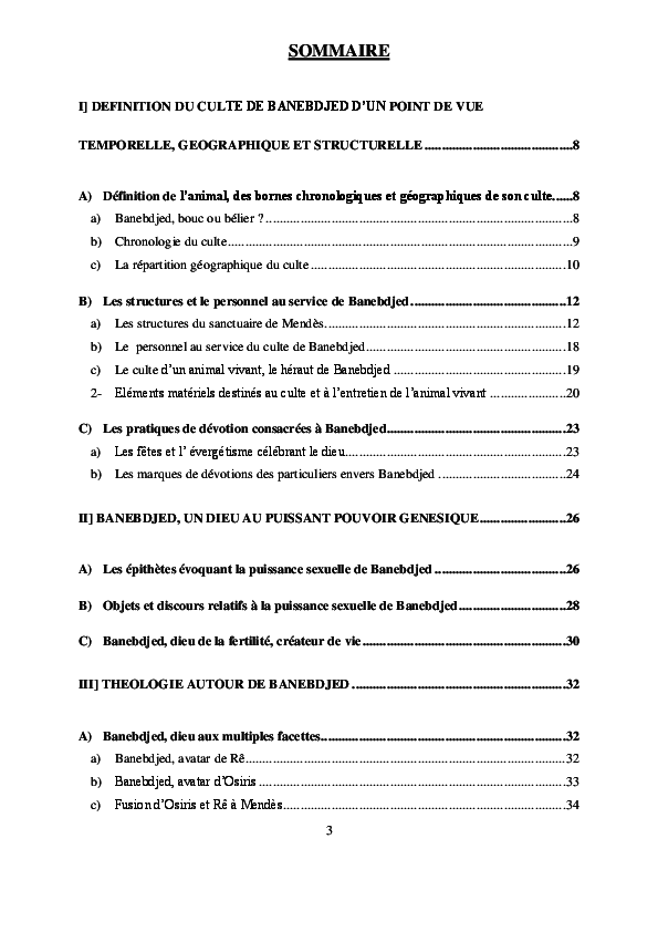 (PDF) Banebdjed seigneur de Mendès synthèse