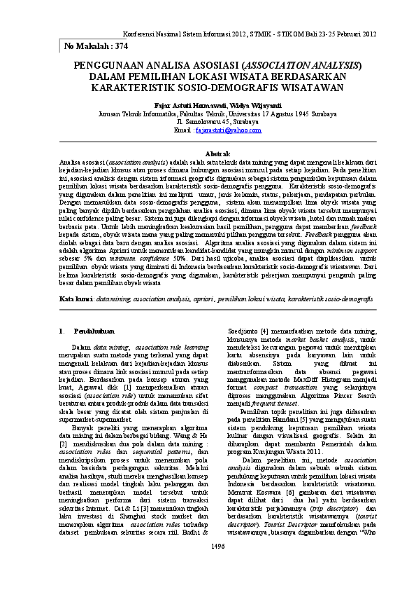 (PDF) ASOSIASI DATA MINING MENGGUNAKAN ALGORITMA FP-GROWTH UNTUK MARKET BASKET ANALYSIS ...