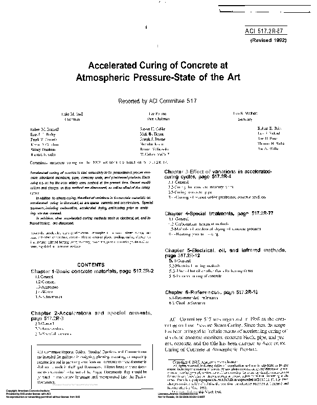 (PDF) Accelerated Curing of Concrete at Atmospheric Pressure-State of ...