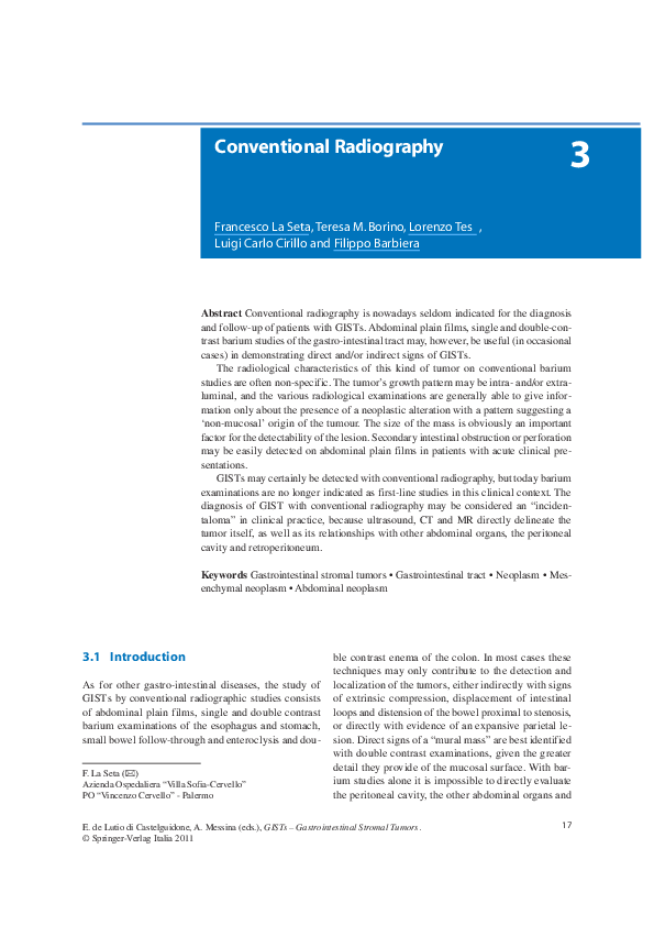 (PDF) Conventional Radiography