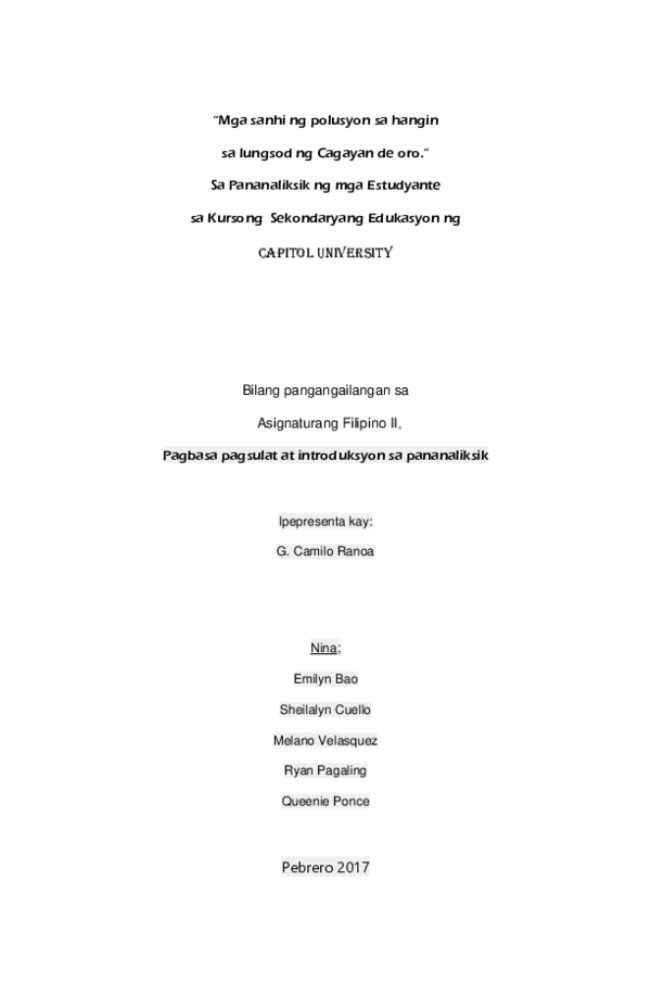 (DOC) FILIPINO RESEARCH