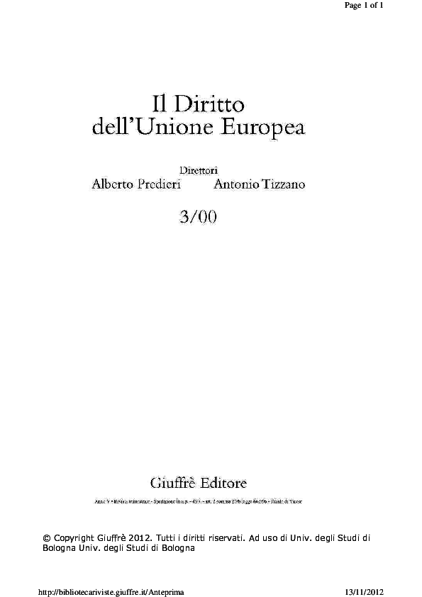 (PDF) Legge applicabile al commercio elettronico: strumenti ...