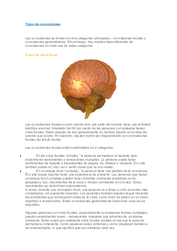 (DOC) Tipos de convulsiones