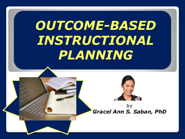 (PDF) OUTCOME-BASED INSTRUCTIONAL PLANNING