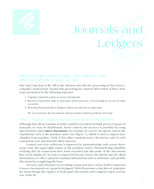 (PDF) TRANSACTION PROCESSING: DOCUMENTS AND PROCEDURES IN A MANUAL AIS