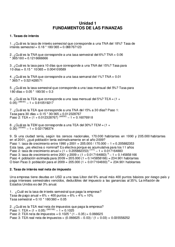 (PDF) Unidad 1 FUNDAMENTOS DE LAS FINANZAS